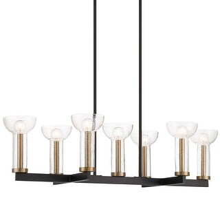 Designers Fountain D283C-IS Nova 7 Light 38" Wide Linear Pendant - Bed Bath & Beyond - 39787388